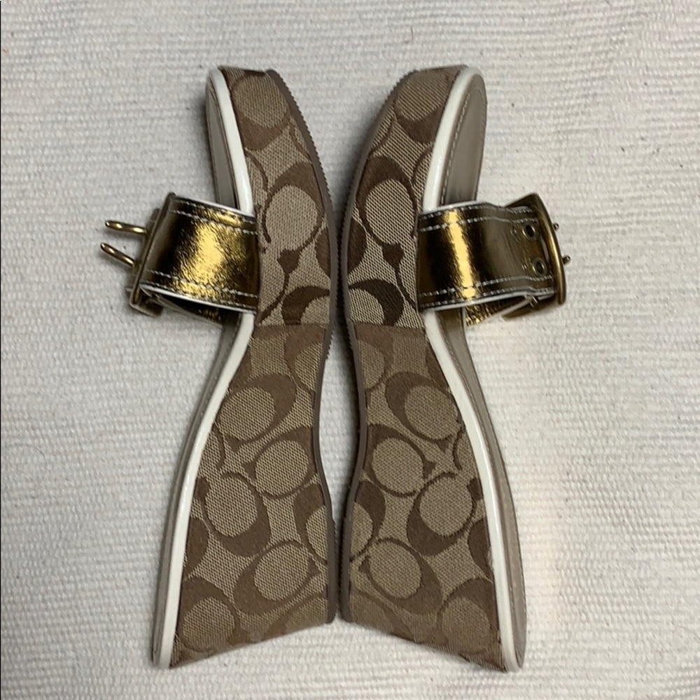 Coach Simone Wedge Shoes - Gem